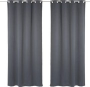 Zatemňovací závěsy s oky, 135 x 240 cm, 2 ks