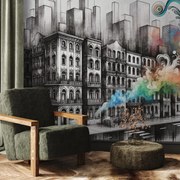 Fototapeta - Industriální život (245x170 cm)