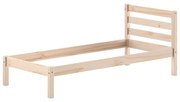 Dětská postel z borovicového dřeva bez roštu v přírodní barvě 90x200 cm Pino – Vipack