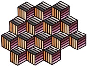 GAN designové koberce Parquet Hexagon (153 x 203 cm)
