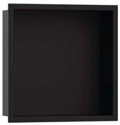 Hansgrohe XtraStoris Original - Výklenek do stěny s rámem, 30x30x10 cm, matná černá 56061670