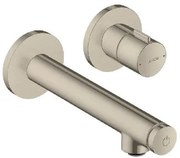 Axor Uno - Umyvadlová podomítková baterie Select 165, kartáčovaný nikl 45112820