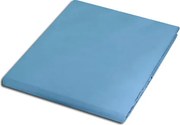 SATÉNOVÉ PROSTĚRADLO 009 200X220 CM MODRÉ