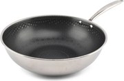 Wok nerezová pánev s nepřilnavým povrchem ø 31,5 cm Fusion – BonBistro