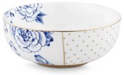 Pip Studio Royal White miska ∅12,5cm, bílo-modrá (miska z tenkostěnného porcelánu)