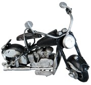 Kovový retro model černé motorky - 11*6*7 cm