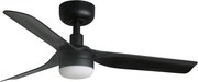 FARO 33822-1TW MINI PUNT S LED stropní ventilátor, černá s DC motorem - FARO