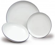 TOM modrá linka, Talířová souprava 18 dílů, porcelán Thun