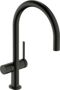Hansgrohe Talis M54 - Dřezová baterie, s uzavíracím ventilem pro spotřebič, kartáčovaný černý chrom 72805340