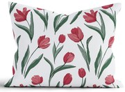 MK Lůžkoviny Bavlněný povlak na polštář Renforcé 70 x 90 cm - Tulipány