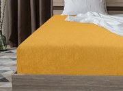 Froté prostěradlo PREMIUM žlutooranžové 180x200 cm