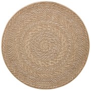 Hanse Home, Kusový koberec Forest 103998 Beige/Brown – na ven i na doma, 160x160 (průměr) kruh, béžová, chodba / předsíň