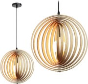 Toolight Toolight, stropní svítidlo 1xE27 APP1278-1CP, přírodní hnědá, OSW-00922