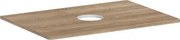 Hansgrohe Xelu Q deska pod umyvadlo 78x1,6x55 cm přírodní dub 54113230