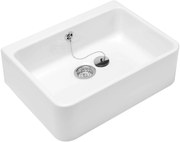 Villeroy & Boch O.novo - Keramický dřez na desku, 50x41 cm, alpská bílá 63210001