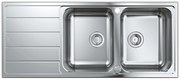 Grohe - Dřez K500 s automatickým odtokem, 116x50 cm, kartáčovaná nerez 31588SD1