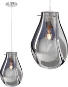 Toolight - Skandidávské závěsné svítidlo APP329-1CP, stříbrná, OSW-00329