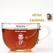 Dekorant Hrnek na čaj s karikaturou z fotky 700 ml 1KS