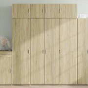 Skříň highboard dub sonoma 80 x 42,5 x 185 cm kompozitní dřevo