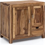 furniture-nabytek.cz - Masivní skříňka na umyvadlo z palisandru Lagos, lakované, hnědé – 80×50×75 cm