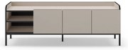 Krémový TV stolek 160x55x42 cm Adara – Marckeric