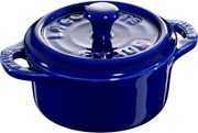 Staub Cocotte Mini hrnec kulatý 0,2 l keramika modrá, 40510-786