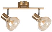 Rabalux 5547 - Bodové svítidlo HOLLY 2xE14/40W/230V zlatá 5547