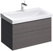 Geberit Xeno 2 - Skříňka pod umyvadlo 90 cm, zásuvka s LED svítidlem, šedá 500.509.43.1