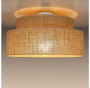 Stropní svítidlo BOHO 1xE27/60W/230V pr. 40 cm béžová