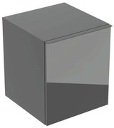 Geberit Acanto - Boční skříňka 45x52x48 cm, 2 zásuvky, sklo/lávová 503.010.JK.2