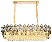Toolight Designové osvětlení Crystal APP1539-12CP80 Gold