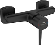 Laveo Pola, nástěnná sprchová baterie, černá matná, LAV-BAP_740D