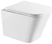Hydroland Závěsná WC mísa se SoftClose sedátkem Feret, bílá