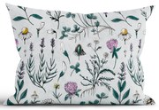 MK Lůžkoviny Bavlněný povlak na polštář Renforcé 50 x 70 cm - Herbář mentolový