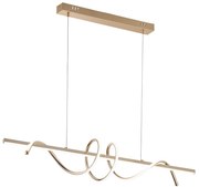Toolight Závěsné LED svítidlo Luxury Glamour 13 G065-CP zlaté