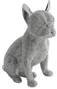 DEKORAČNÍ FIGURKA ELDO 13X9X17 CM STŘÍBRNÁ