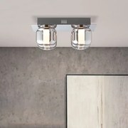 Brilliant G97177/93 Stropní LED svítidlo RAFA 22W kouřové sklo