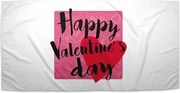 Sablio Ručník Happy Valentine’s day - 30x50 cm