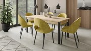 ADRK Furniture Sada stůl s židlemi RODOS 82 SE-ROD-82-BS