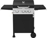 Velaco Plynový BBQ gril s boční plotýnkou, poličkou a krycí plachtou - APOLLO-B, 3+1 hořák
