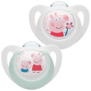 NUK Dudlík Star Peppa Pig (18+ m) 2 ks