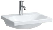 Laufen Lua - Umyvadlo nábytkové 55x46 cm, bez přepadu, otvor pro baterii, LCC, bílá H8160824001561