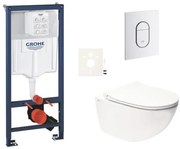 Závěsný wc set do lehkých stěn / předstěnová montáž SAT Infinitio SIKOGRSIN11ASH0