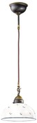 Kolarz 731.30.24 - Lustr na lanku NONNA 1xE27/75W/230V pr. 30 cm modrá