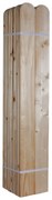 LC Dřevěná smrková plotovka, 20 x 90 mm zakulacená 1ks Výška plotovek: 100 cm