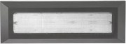 NV 811501 Venkovní nástěnné svítidlo PULSAR tmavě šedý ABS akrylový difuzor LED 4W 3000K nebo 4000K 220-220V 62st. IP54 - NOVA LUCE