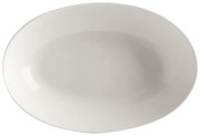 Bílý porcelánový hluboký talíř Maxwell & Williams Basic, 25 x 17 cm