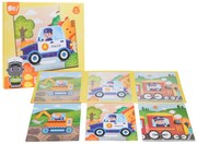 RKToys Magnetické puzzle dopravní prostředky s knížkou