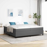 Rám platformy Světle šedá 200 x 200 cm Žebrovaná látka 3337427