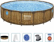 Bestway Bazén Power Steel s příslušenstvím 549 x 122 cm